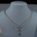 Sterling Silver 3 Strand, 3 Loop Necklace. - Etsy