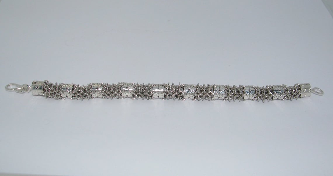 Tubular Chainmail Bracelet - Etsy