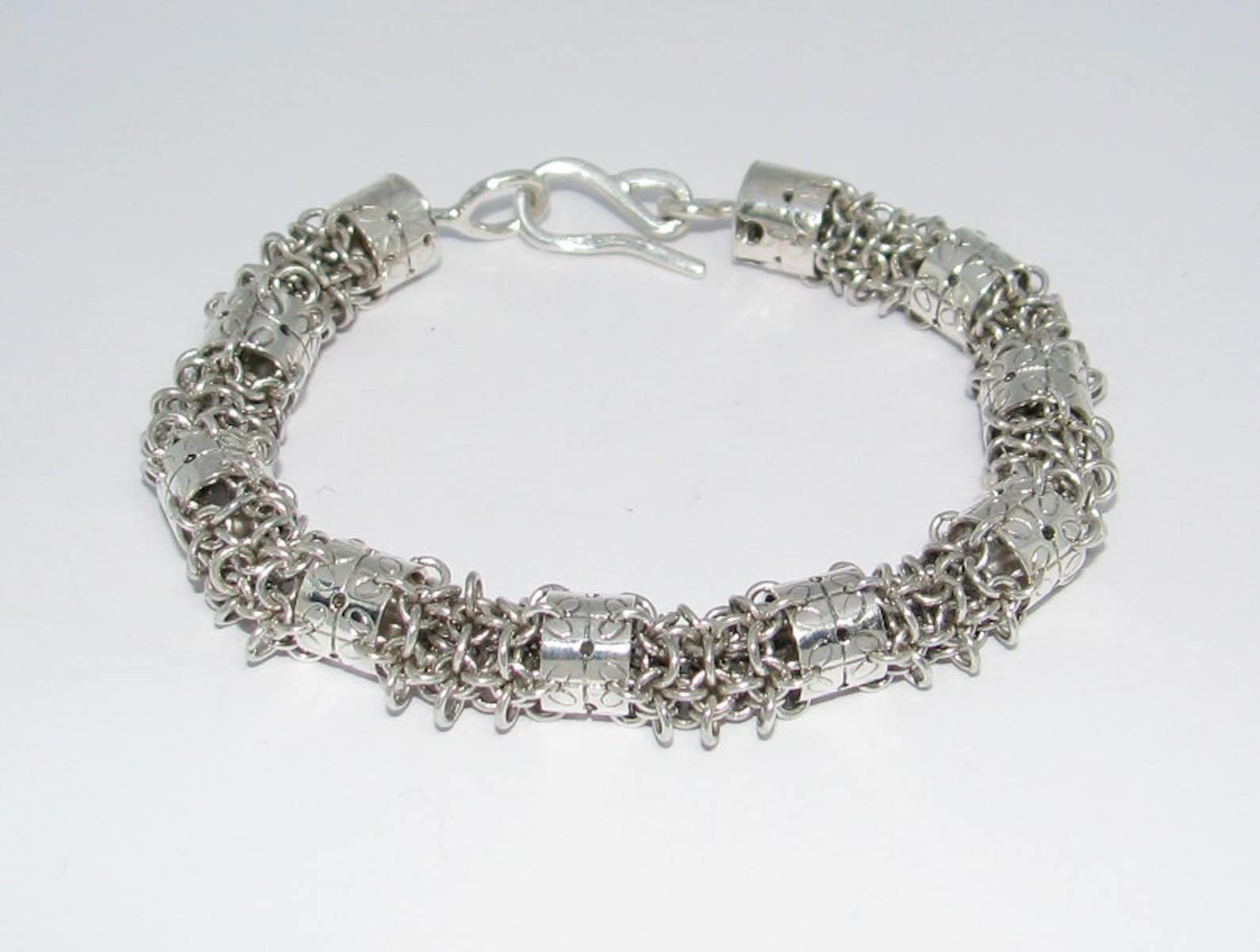 Tubular Chainmail Bracelet - Etsy