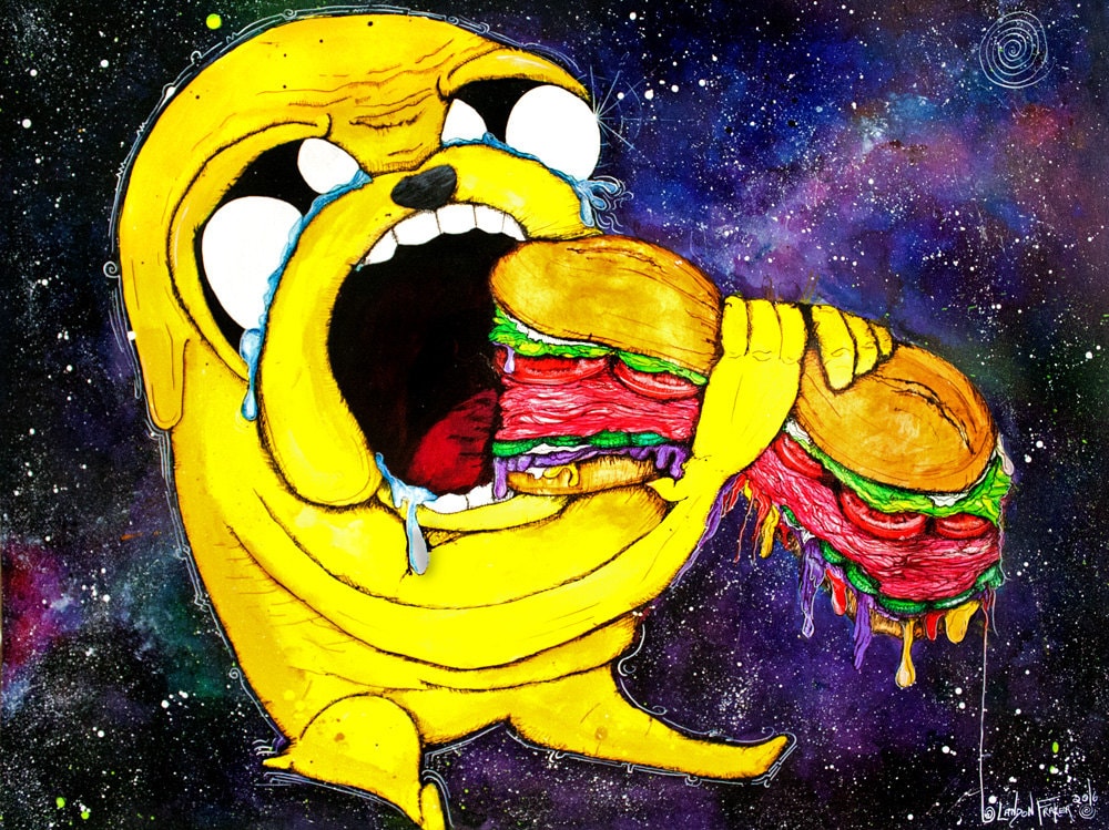 Jake The Dog Eating