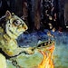 Squirrel Art - Squirrel Artwork - Squirrel Gifts Funny - Camping Art ...