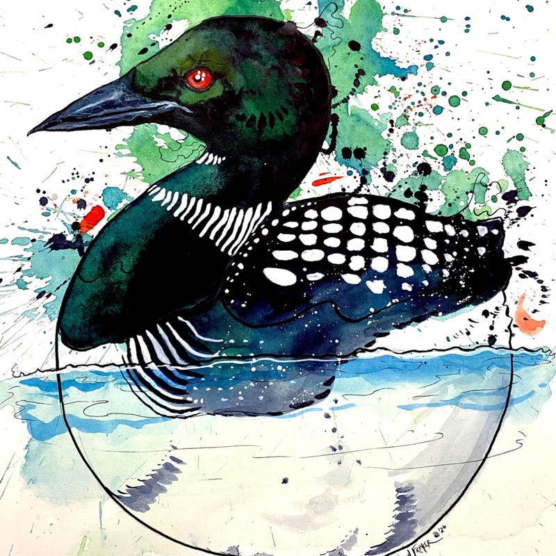 Loon Prints - Etsy