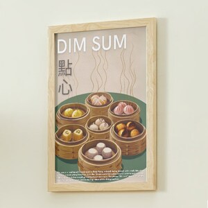 Dim Sum Hong Kong Food Wall Art - Etsy
