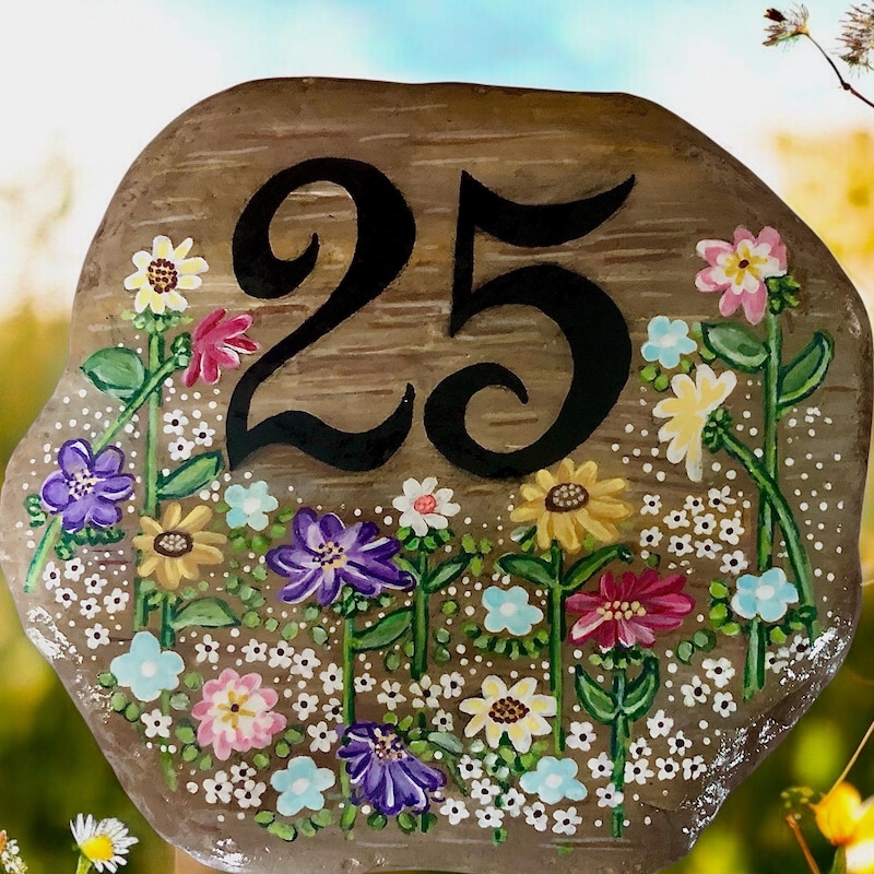 Address Rock - Etsy