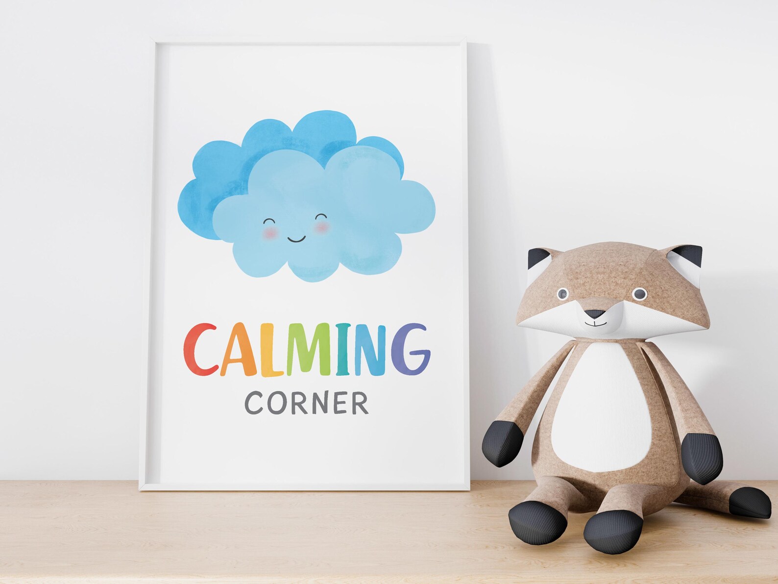 Calming Corner Poster, Classroom Decor, Mindfulness Printable Wall Art ...
