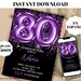 INSTANT Editable Fiver Party Enclosure Card Birthday Party Insert Card ...