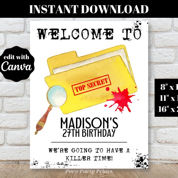 Detective Party - Etsy