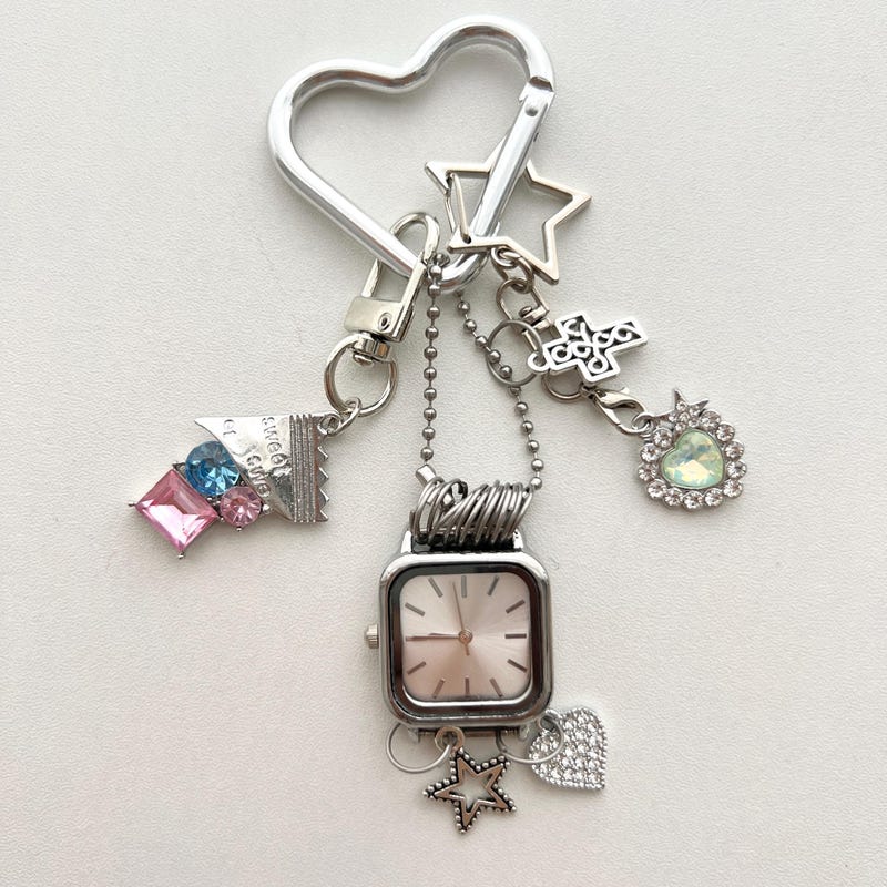 Keychain Watch - Etsy