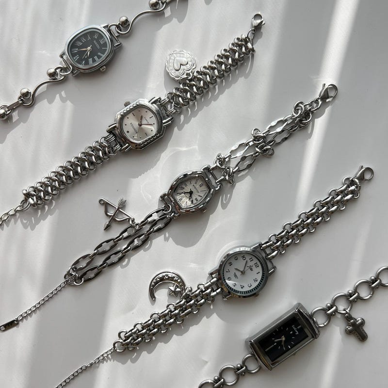 Silver Junk Watch - Etsy UK