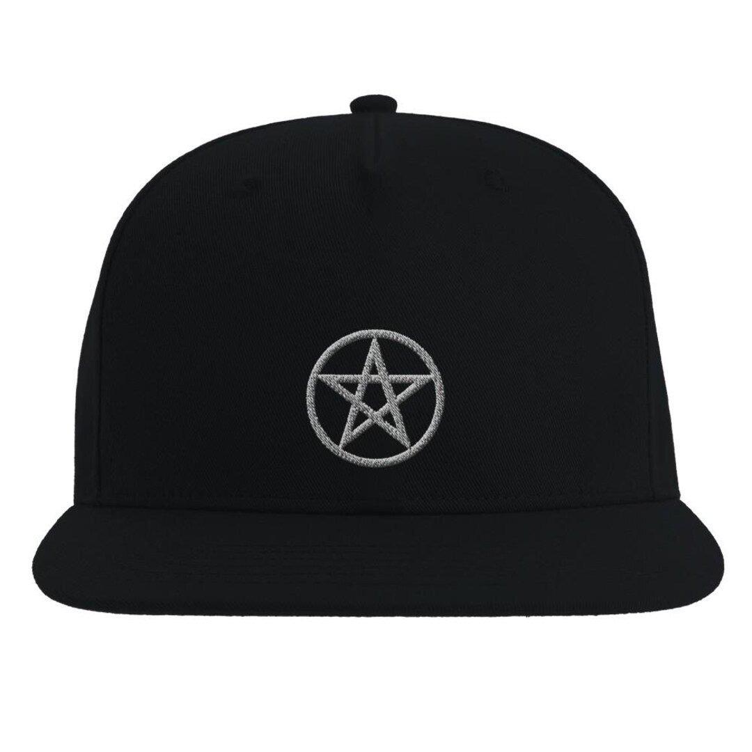 Pentacle Snapback Hat Gothic Style Hat Gothic Snapback Alternative ...