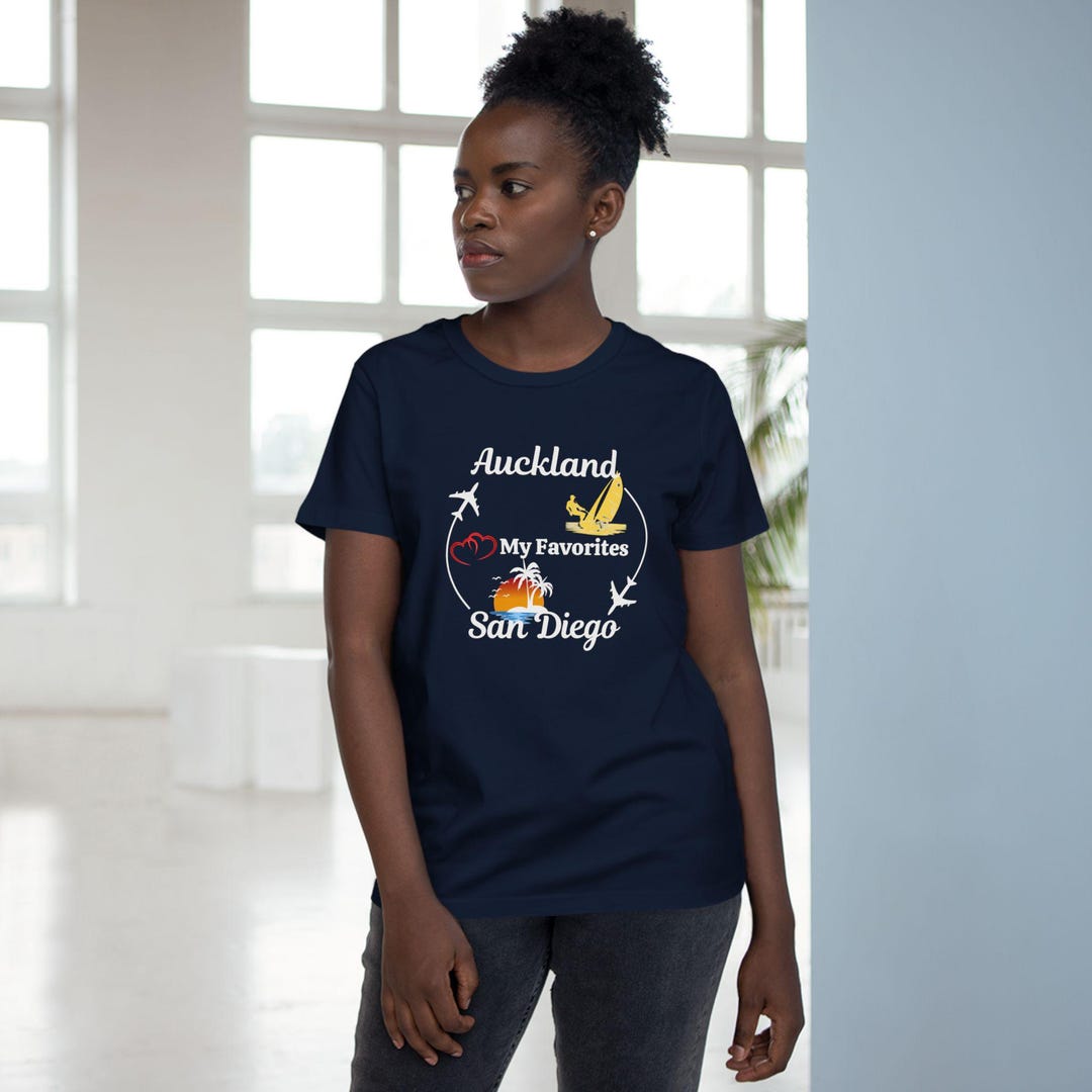 Auckland, San Diego Shirts, Expat Shirts, International Travel Tee ...