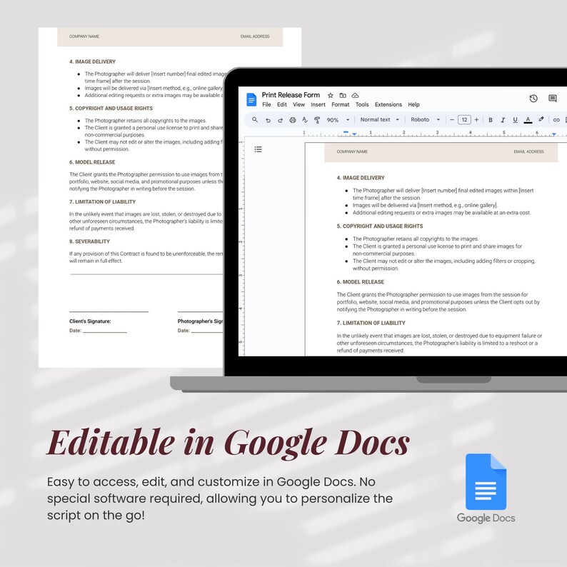 Mini Sessions Contract Template Google Docs Mini Sessions Photography ...