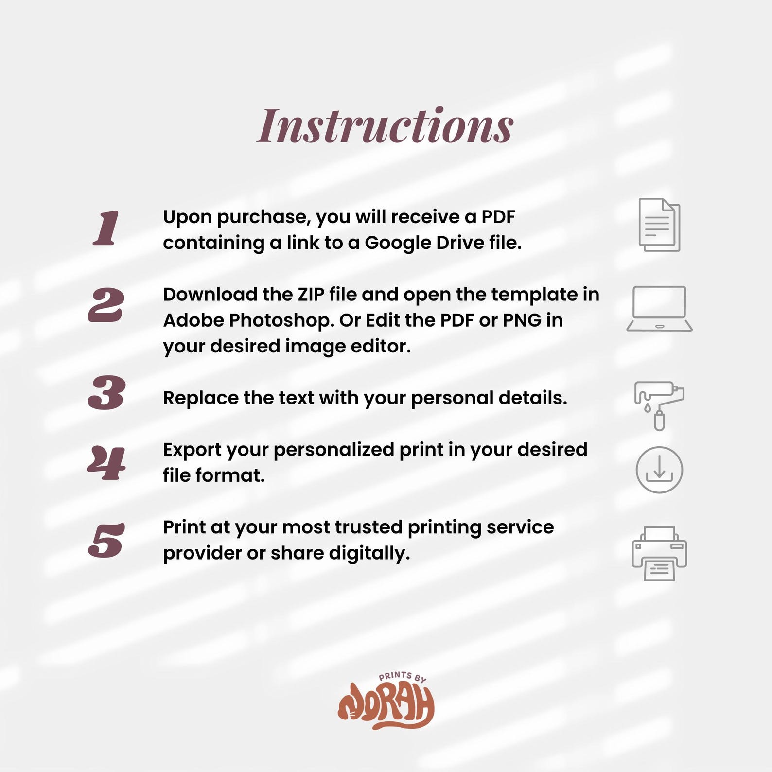 Instagram Photobooth Prop Template, Instagram Photo Booth Photoshop ...