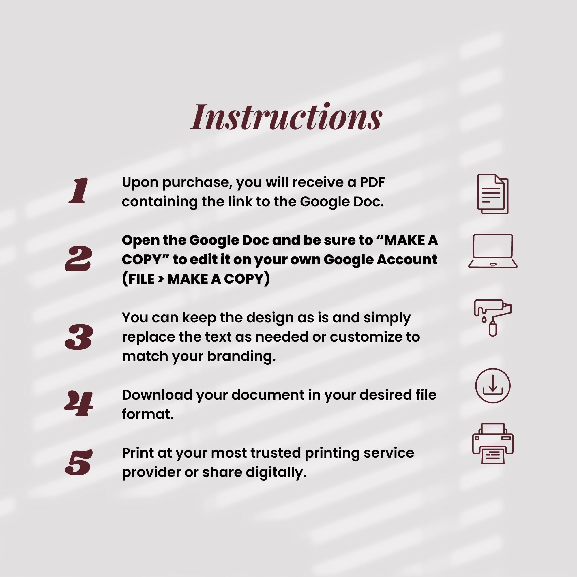 Print Release Form Template Google Docs Photography Contract Editable ...