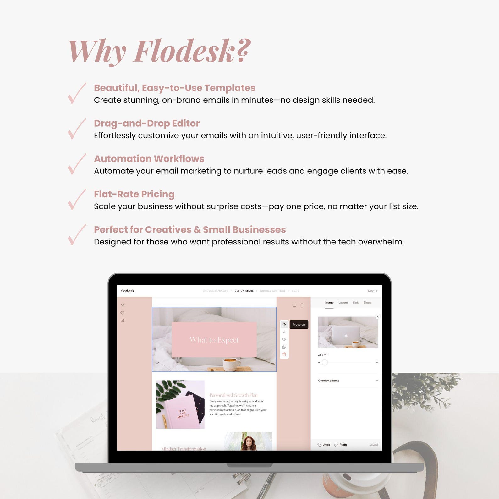 Flodesk Email Marketing Template for Female Business Coach Email ...