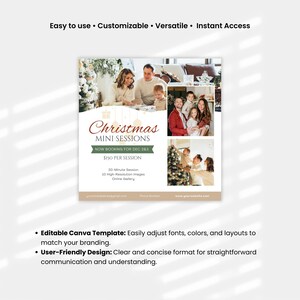 Mini Sessions Template Christmas Minis Template for Winter Family ...