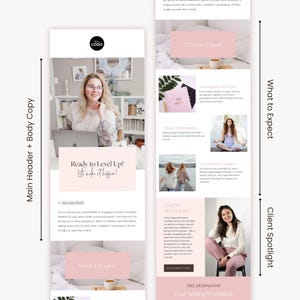 Flodesk Email Marketing Template for Female Business Coach Email ...