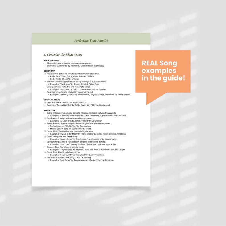 Wedding Music Checklist Template for Wedding Song List Canva Printable ...