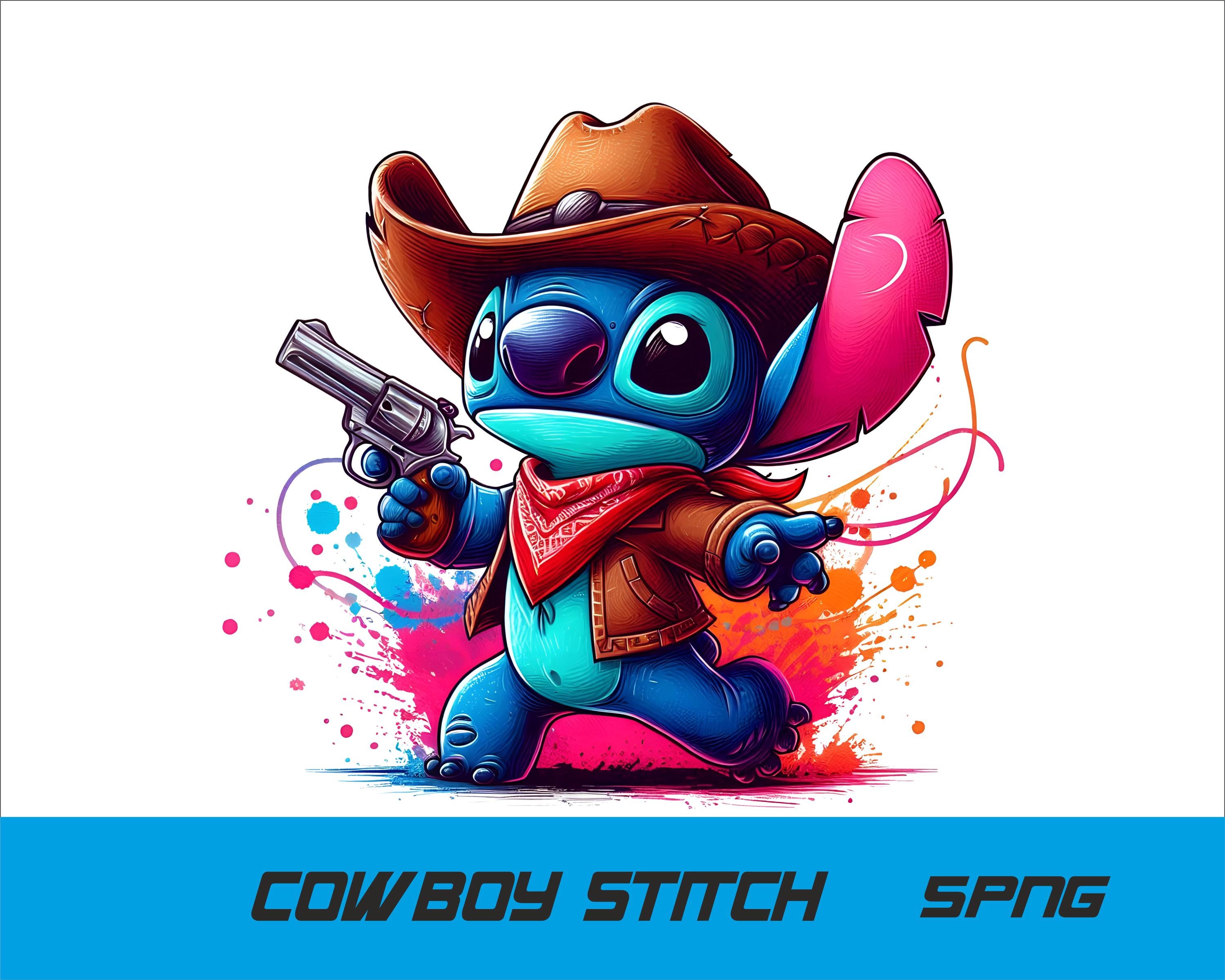 5 PNG Cowboy Stitch Png Stitch Splash and Watercolor Png Stitch ...