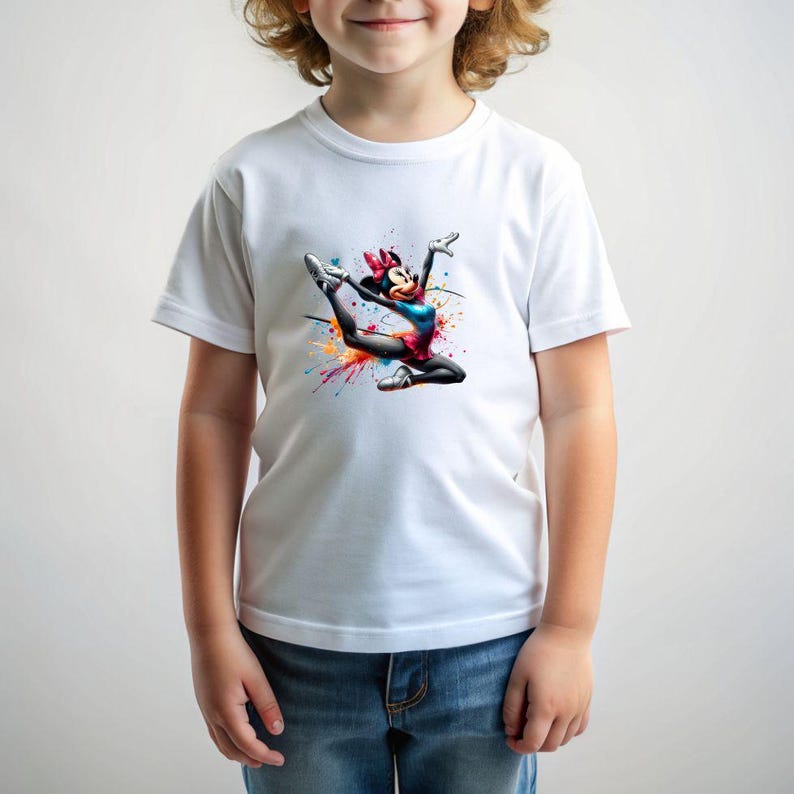 5 PNG Gymnastic Minnie Png Mouse Splash and Watercolor Png Minnie ...