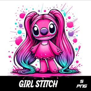 5 PNG Pink Stitch Png Stitch Splash and Watercolor Png Stitch ...