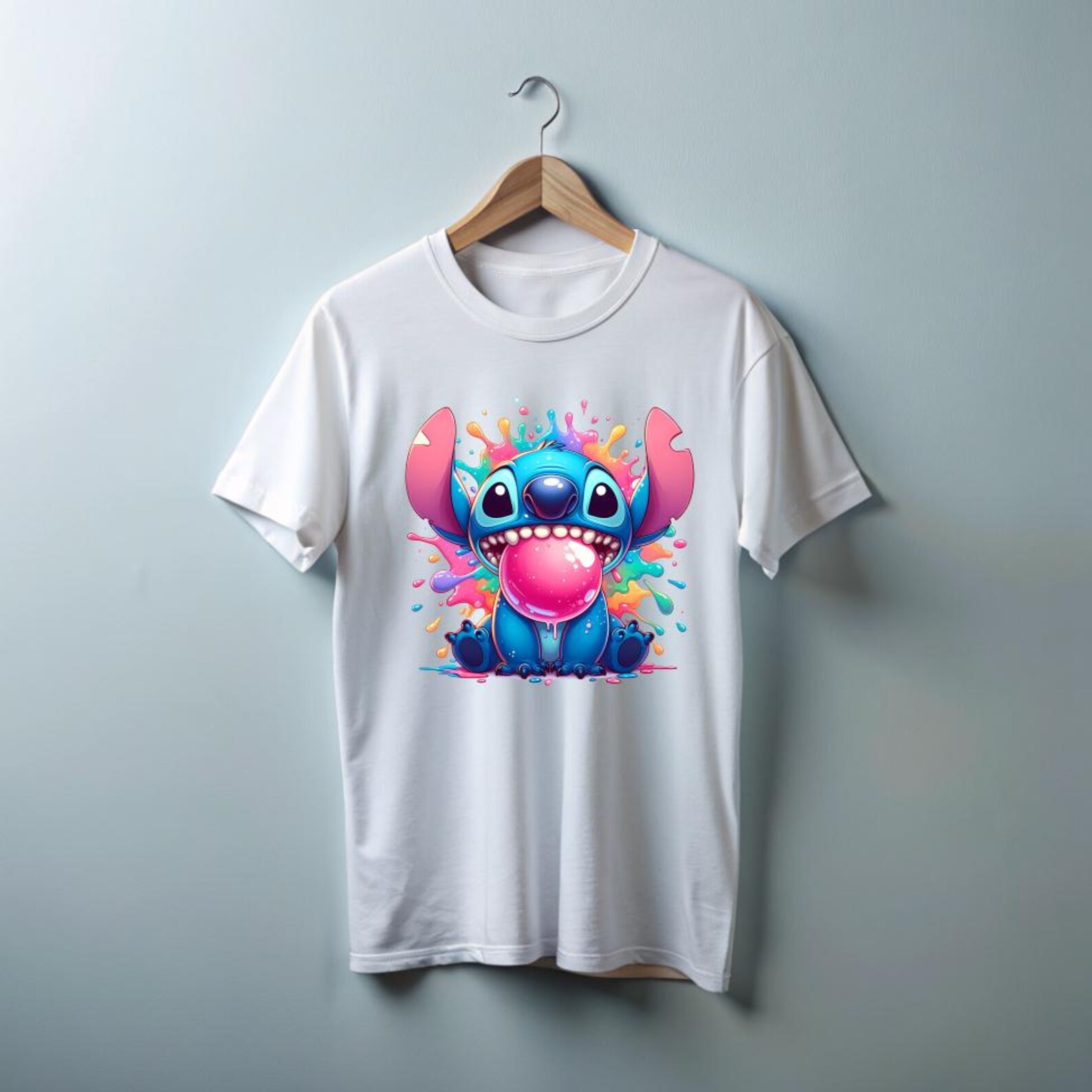 5 PNG Bubble Gum Stitch Png Stitch Splash and Watercolor Png Stitch ...