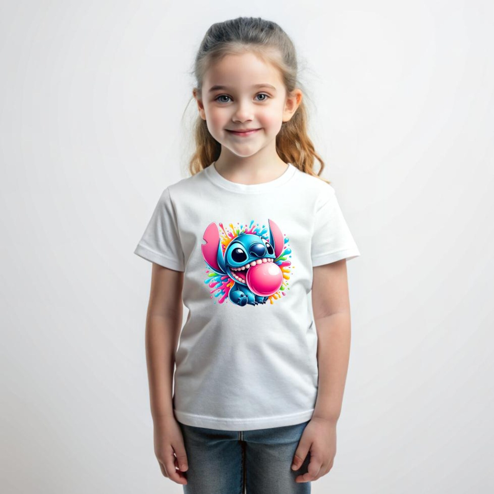 5 PNG Bubble Gum Stitch Png Stitch Splash and Watercolor Png Stitch ...