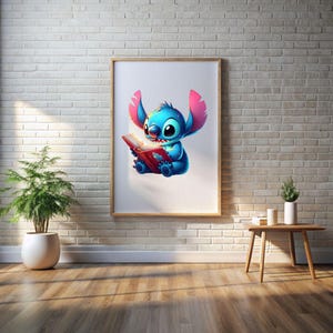 5 PNG Stitch Reading Png Stitch Splash and Watercolor Png Stitch ...