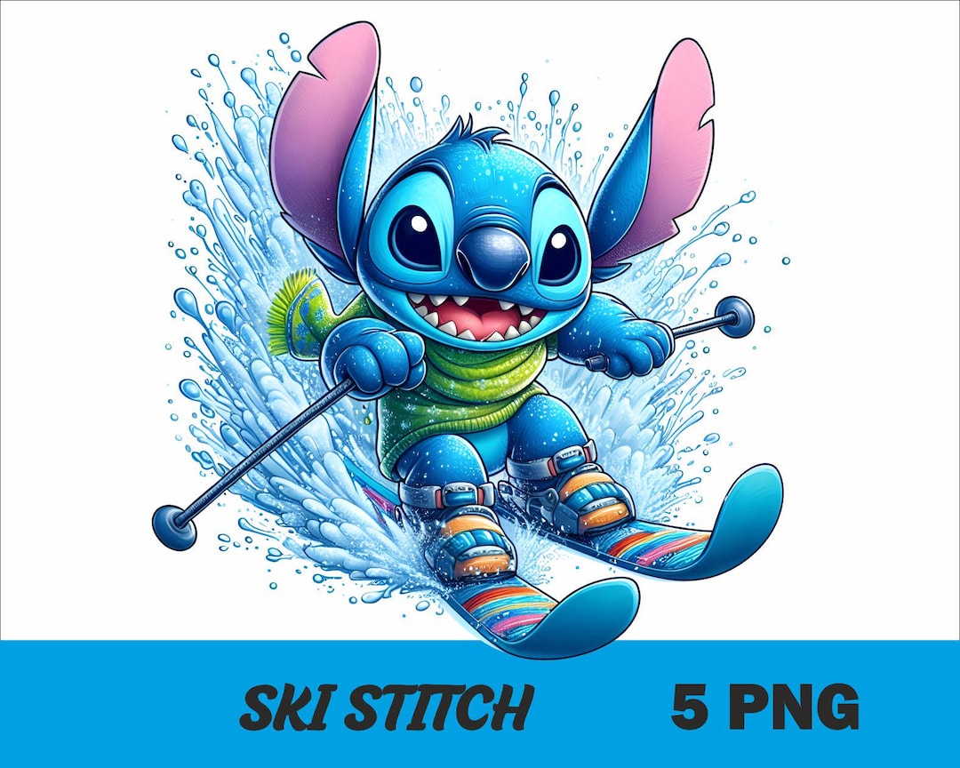 5 PNG Ski Stitch Png Stitch Splash and Watercolor Png Ski Stitch ...