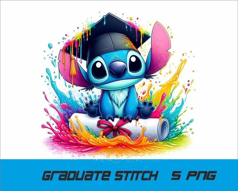 5 PNG Graduate Stitch Png Stitch Splash and Watercolor Png Stitch ...
