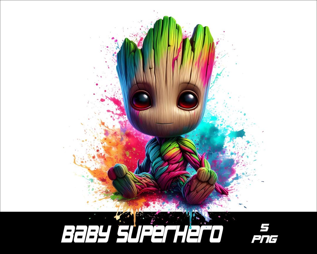 5 PNG Baby Superhero Png Splash and Watercolor Png Transparent PNG File ...
