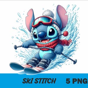 5 PNG Ski Stitch Png Stitch Splash and Watercolor Png Ski Stitch ...
