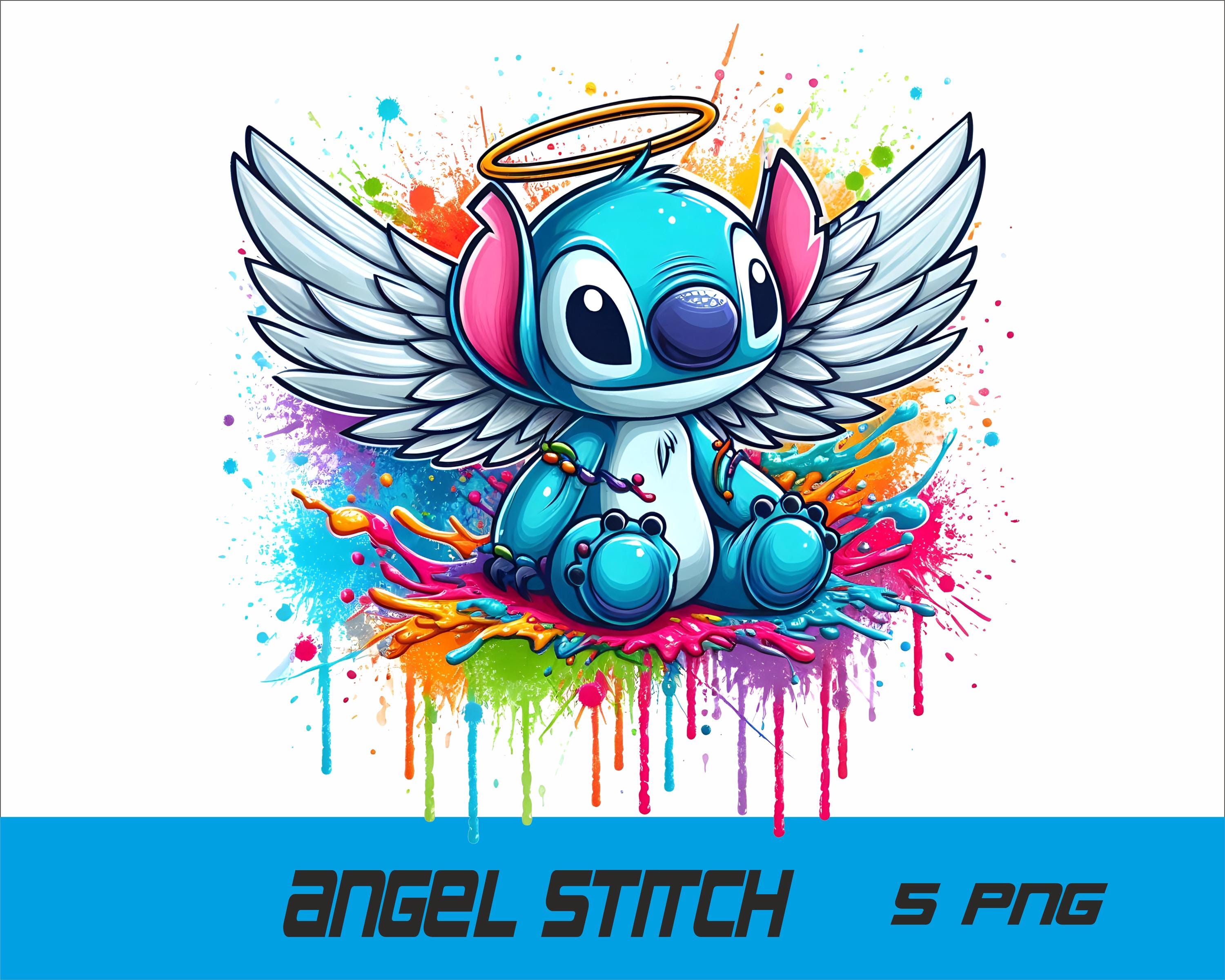 5 PNG Angel Stitch Png Stitch Splash and Watercolor Png Angel Stitch ...