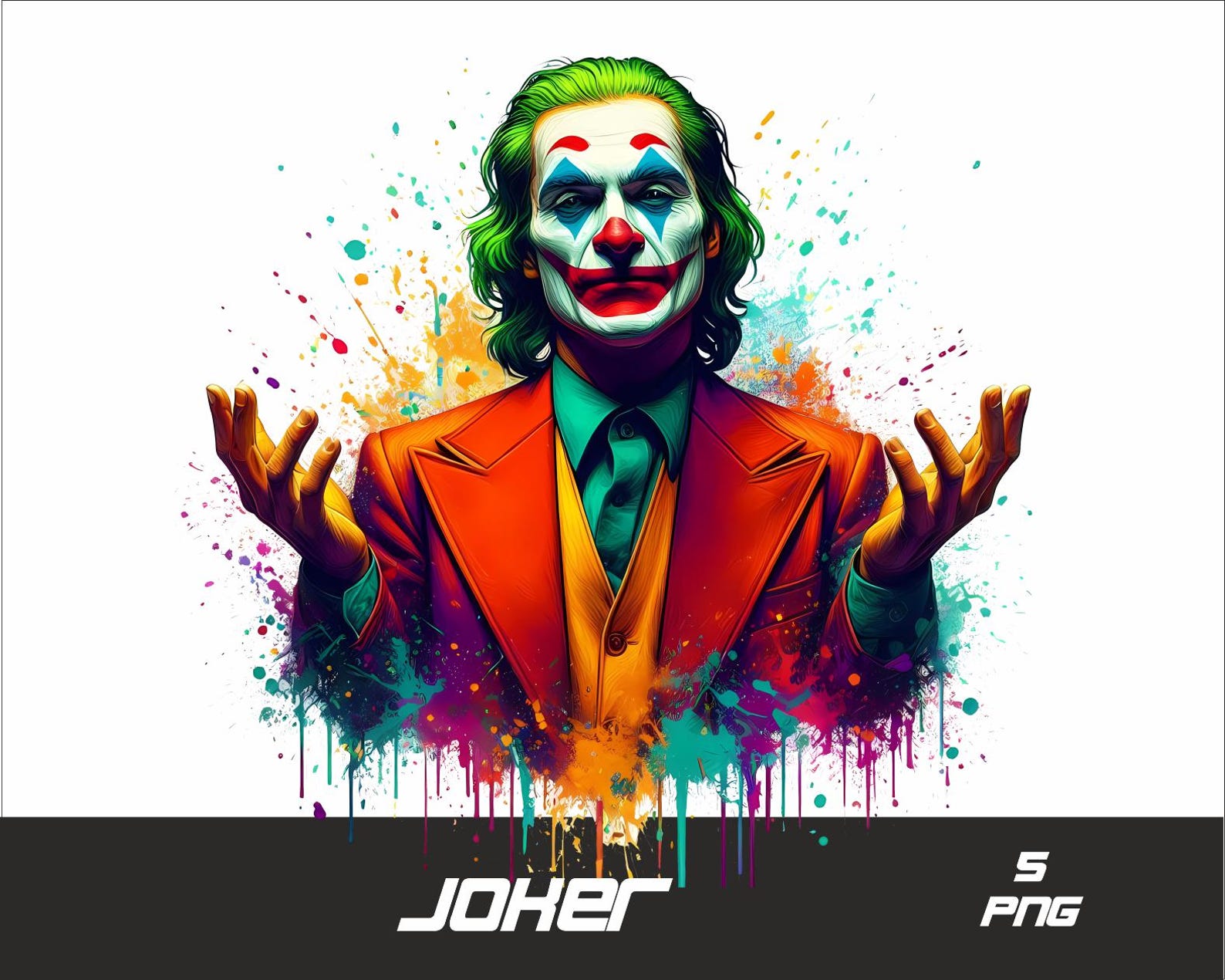 5 PNG Joker Png Splash and Watercolor Png Joker Transparent PNG File ...