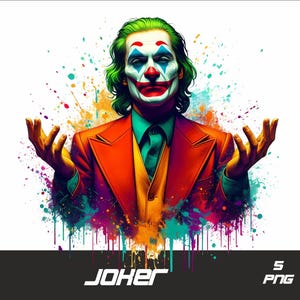 5 PNG Joker Png Splash and Watercolor Png Joker Transparent PNG File ...