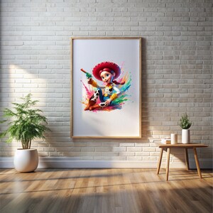 5 PNG Toy Story Jessie Png Cowgirl Jessie Splash and Watercolor Png Toy ...