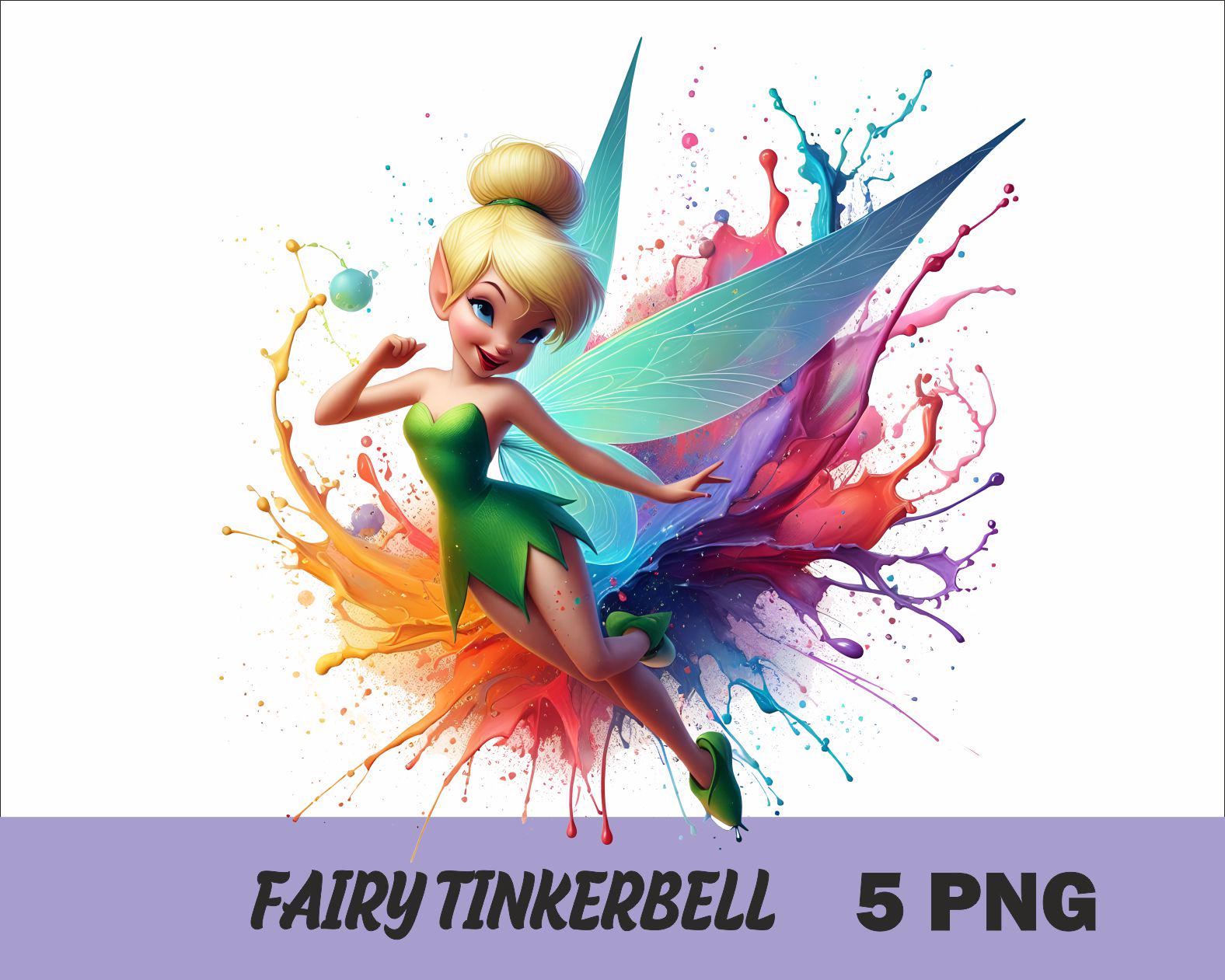 5 PNG Fairy Tinker Png Cute Fairy Splash and Watercolor Png Tinker ...
