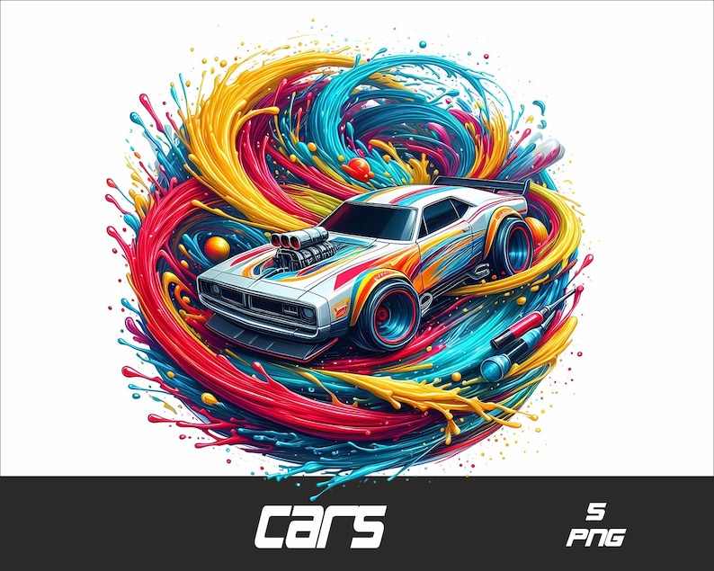 5 PNG Cars Png Splash and Watercolor Png Cars Transparent PNG File for ...