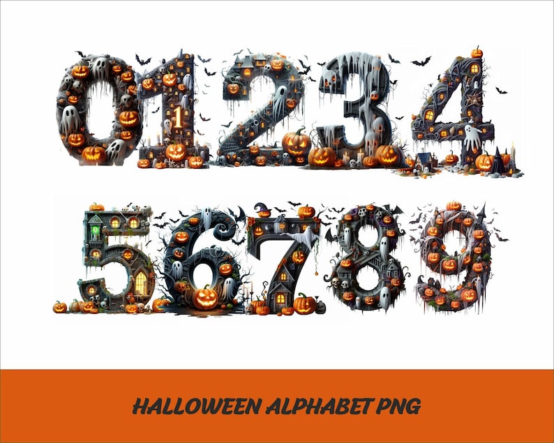 Halloween Ghost Alphabet Png Font Halloween Letters Png Ghost Font ...