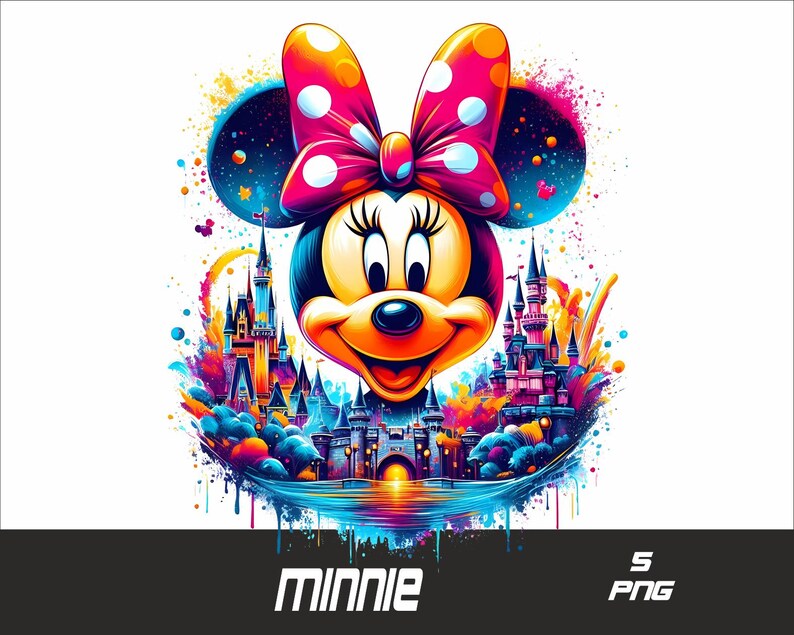 5 PNG Traveller Minnie Png Splash and Watercolor Png Minnie Transparent ...