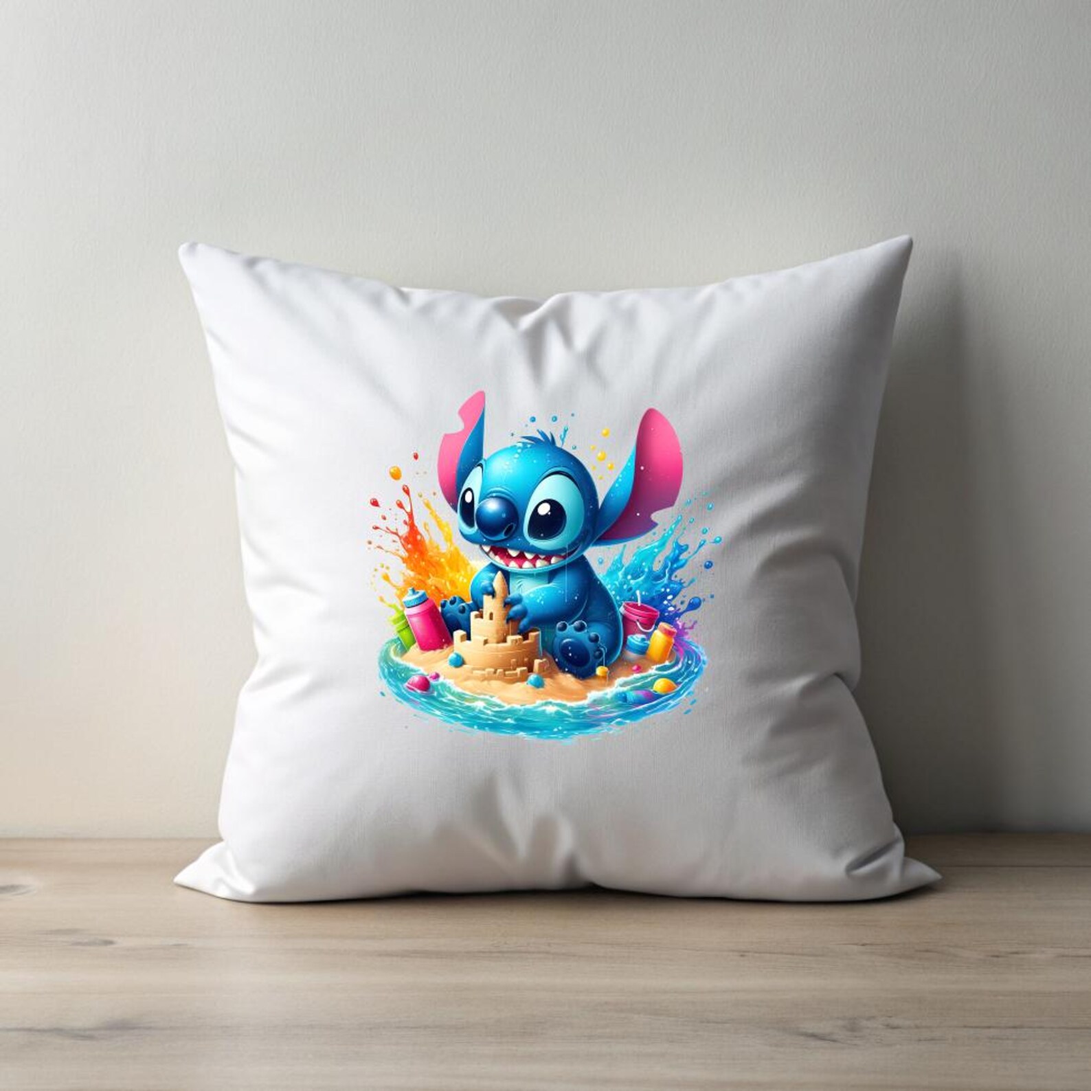 5 PNG Sand Castle Stitch Png Stitch Splash and Watercolor Png Beach ...