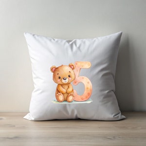 Tedy Bear Alphabet Png Font Baby Bear Letters Png Watercolor Tedy Font ...