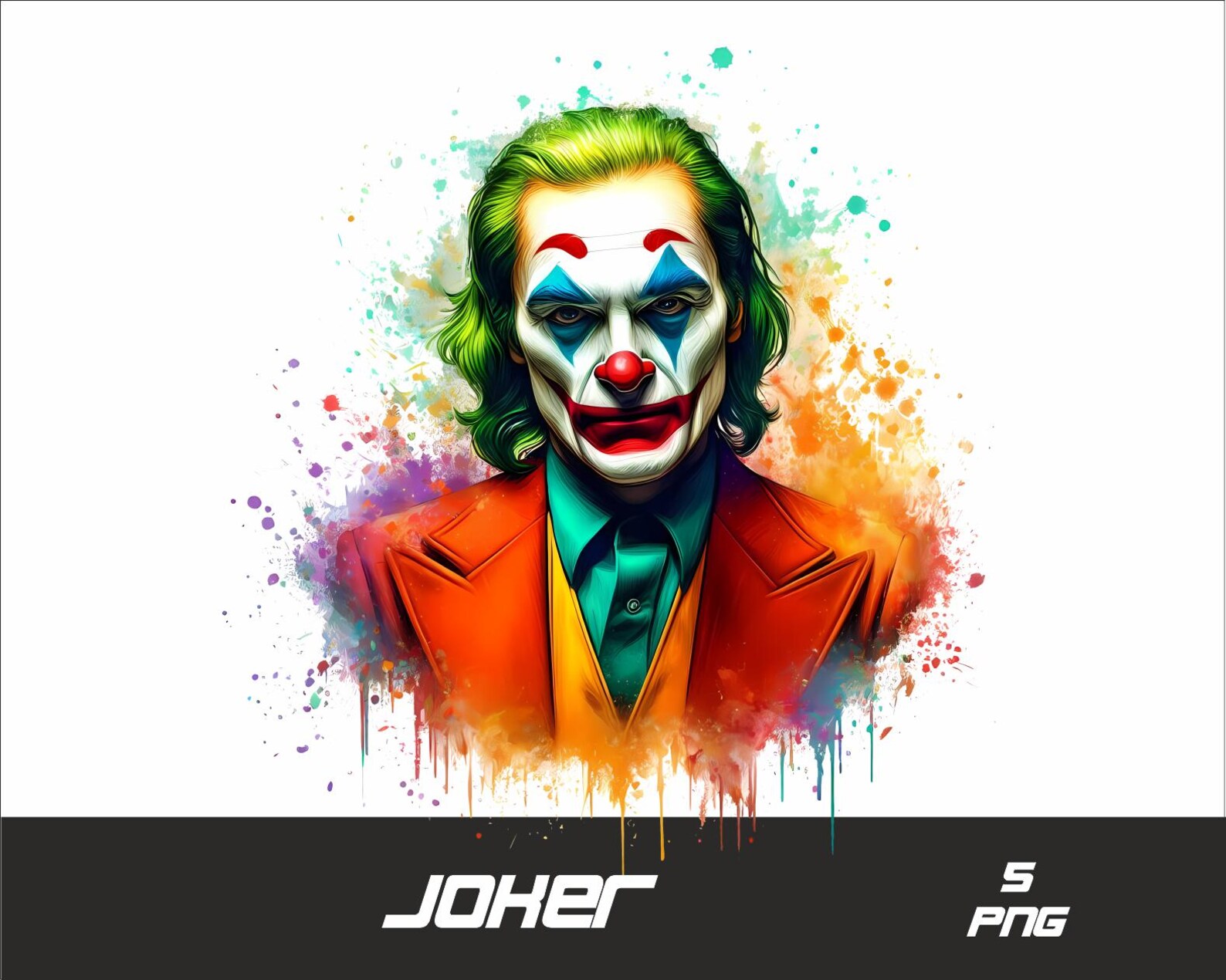 5 PNG Joker Png Splash and Watercolor Png Joker Transparent PNG File ...