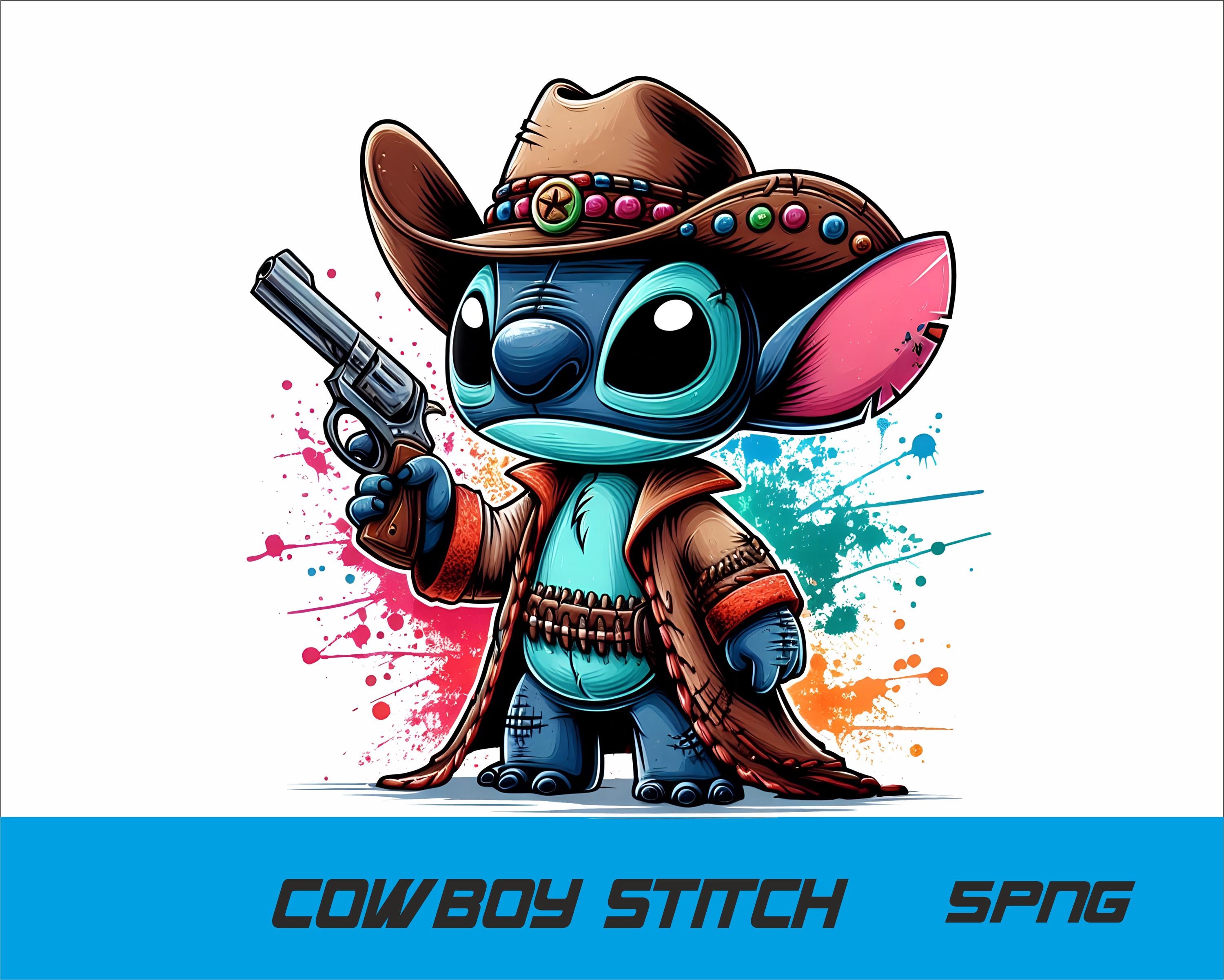 5 PNG Cowboy Stitch Png Stitch Splash and Watercolor Png Stitch ...