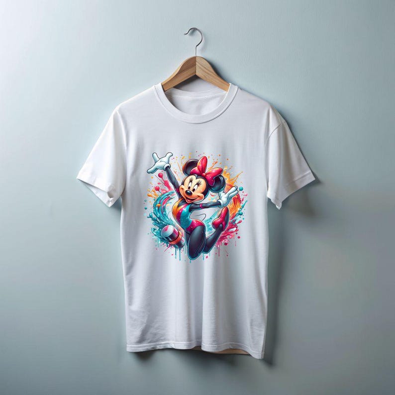 5 PNG Gymnastic Minnie Png Mouse Splash and Watercolor Png Minnie ...
