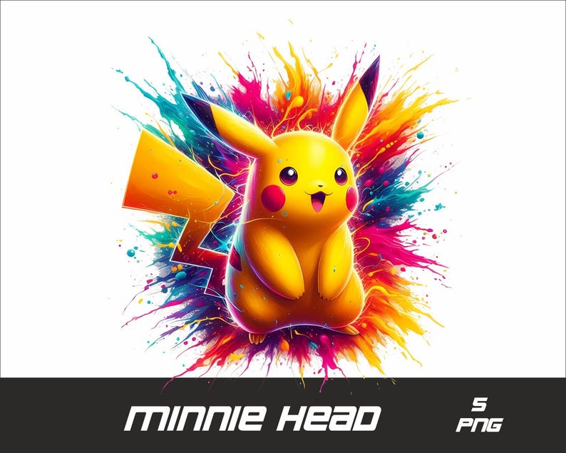5 PNG Pikachu Png Splash and Watercolor Png Pikachutransparent PNG File ...