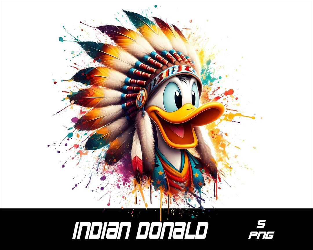 5 PNG Indian Donald Png Splash and Watercolor Png Duck Transparent PNG ...