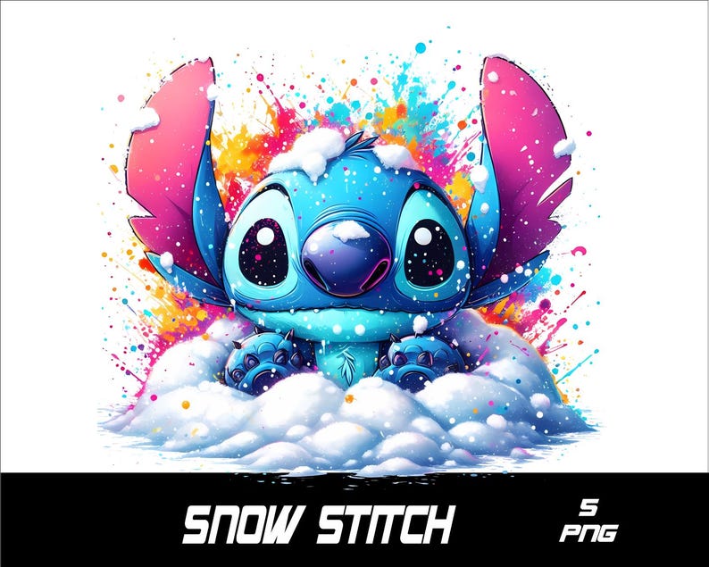 5 PNG Snow Stitch Png Stitch Splash and Watercolor Png Stitch ...