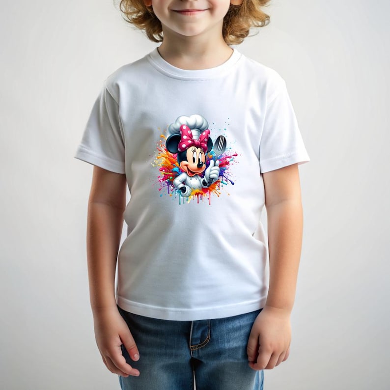 5 PNG Chef Minnie Png Mouse Splash and Watercolor Png Minnie ...