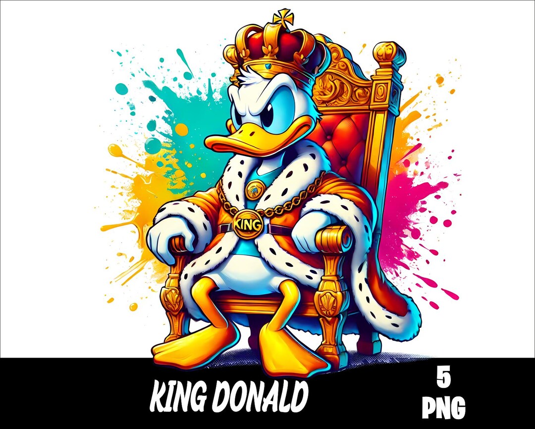 5 PNG King Donald Png Splash and Watercolor Png Duck Transparent PNG ...